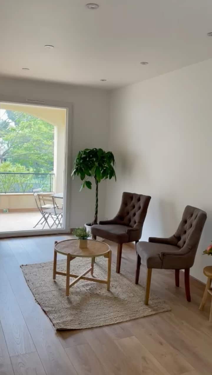 Appartement Familial Climatisé L'eucalyptus - Saint-Aunès