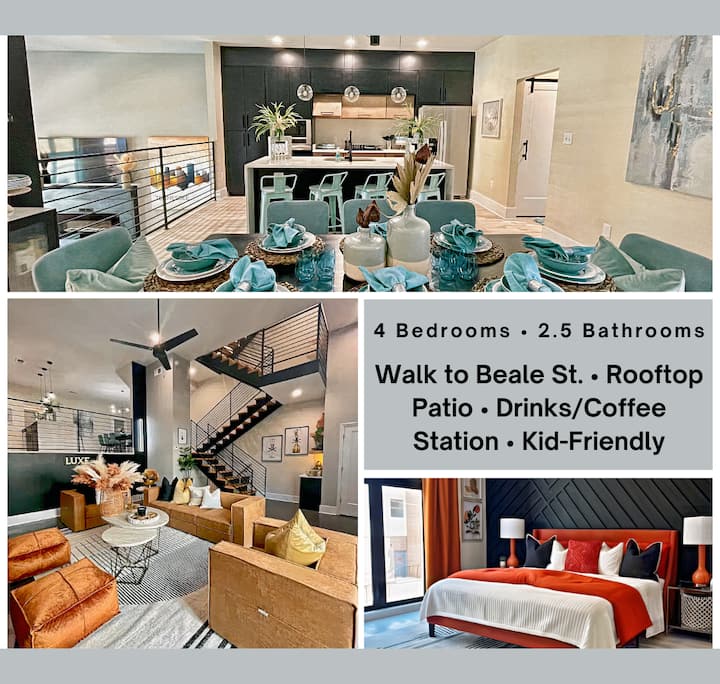 Rooftop Patio | 3 Mins To Downtown | Stylish House - Memphis, TN
