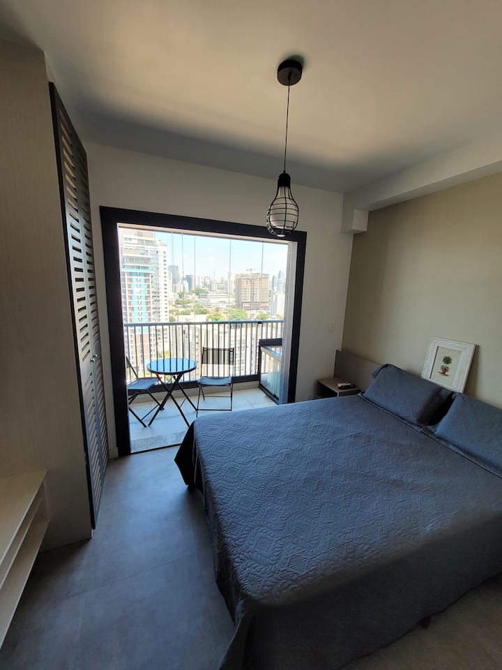 Estudio No Metro E Equipado. Perto Do Consulado - Santo Amaro