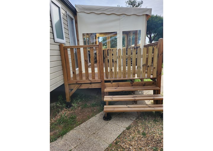 Mobil-home Clim,tv,lv,ll Camping Lac Des Rêves 4* - Palavas-les-Flots