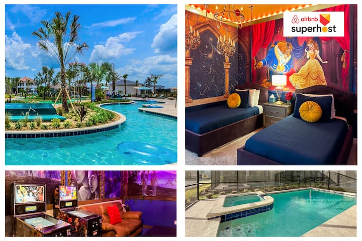 Thematic With Private Pool / Spa/ Game Room 243541 - Kissimmee