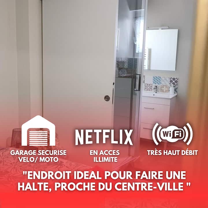 Proche Centre, Gare, Parc, Parking By Cosy Blor - Chaumont