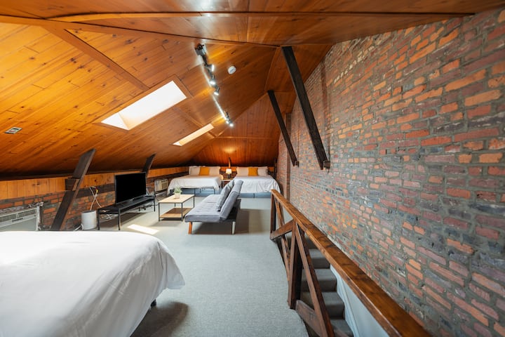 Brick & Loft In German Village - 콜럼버스