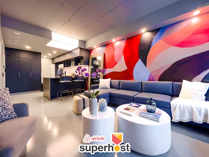Pierce Hotel | Appartement Coloré Tout éQuipé - Montreal