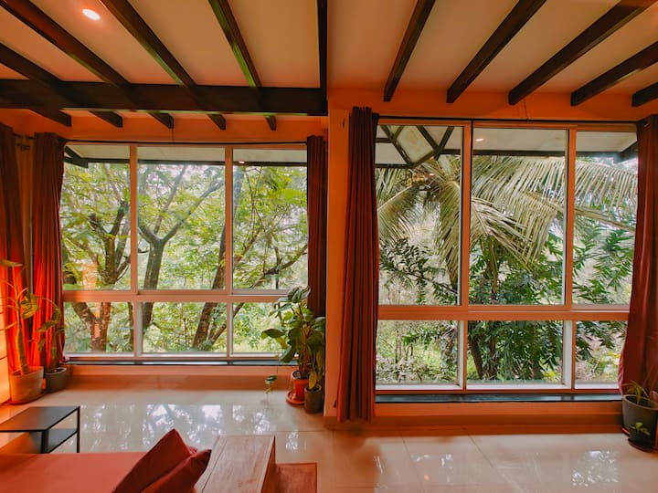 Hazel - Glasshouse Suite W/bathtub | Pause Project - Goa