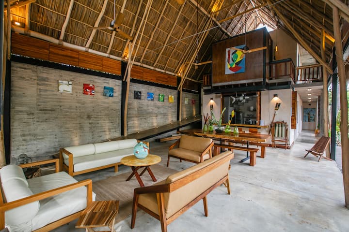 Casa Dos Palmeiras In Private Chacala - Chacala