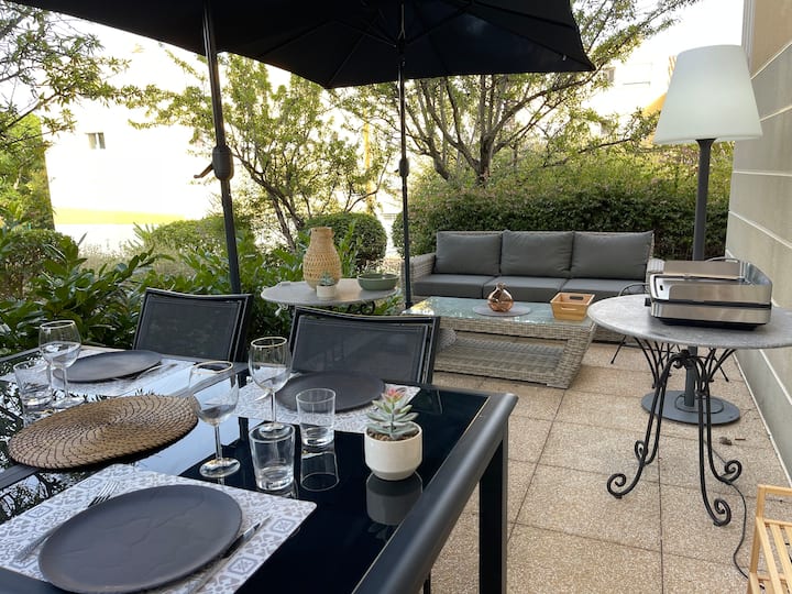 Cosy T2 Neuf, Calme, Terrasse, Clim, Parking - Plage de Hyères