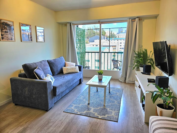 Pleno Centro, Luminoso, Balcón & Escritorio - Bariloche