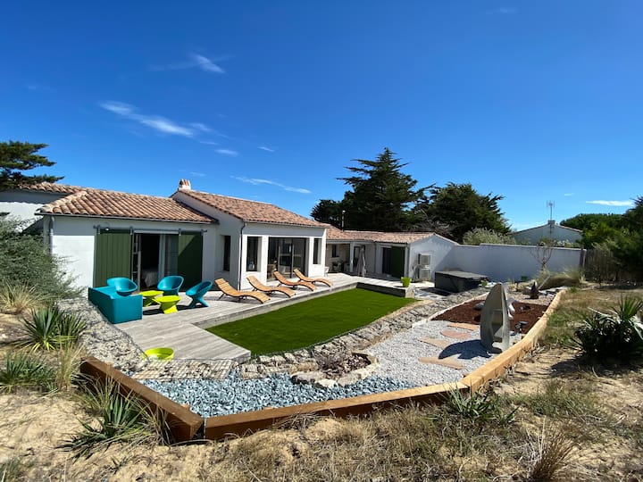 Villa Les Dunes Les Pieds Dans Le Sable /Spa 5ch - Île de Ré