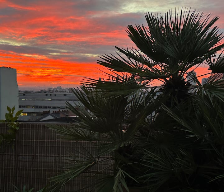 Appartement 78m2 Grande Terrasse 50m2 Climatisé - Paris 20e Arrondissement
