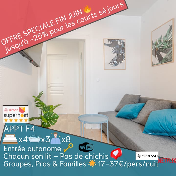 Comfort– 3 Lits– 3 Sdb– Cattenom Hayange Florange - Dudelange