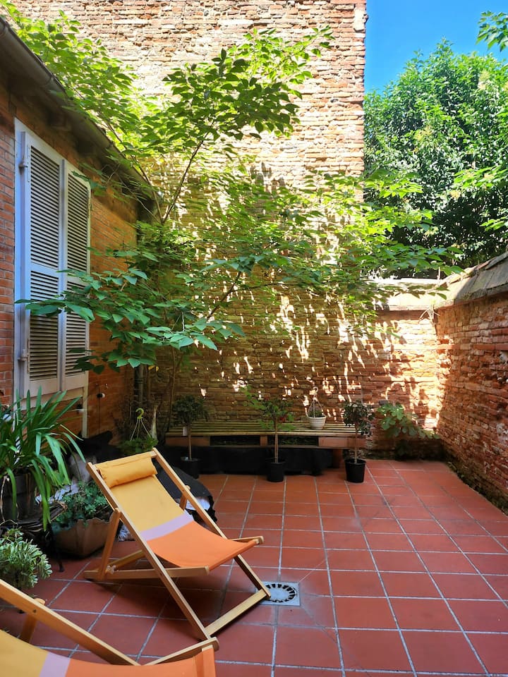 Zen Rustic Home & Private Backyard Toulouse Center - Toulouse
