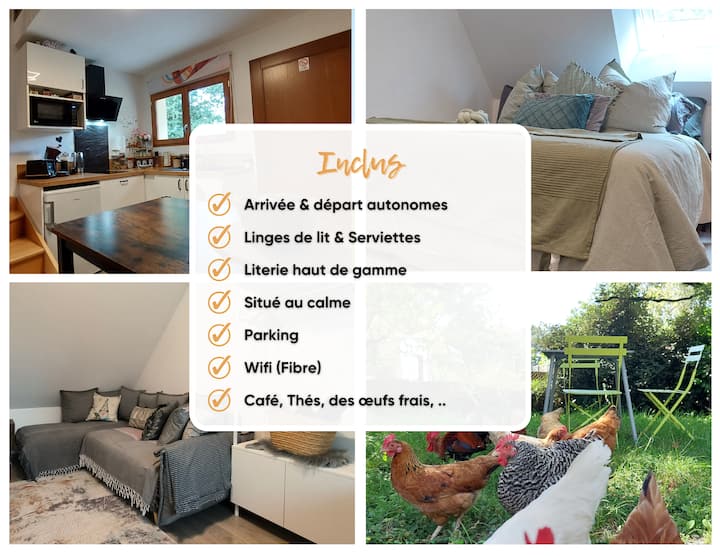 Entre Nantes & St Nazaire | Studio Duplex Savenay - Savenay