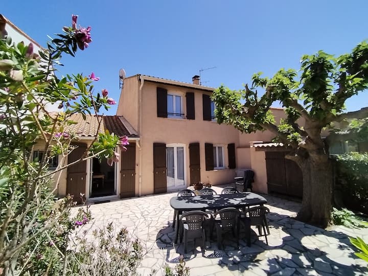 Maison 8/9 Personnes Wifi Clim 1300m Plage Navette - Argelès-sur-Mer