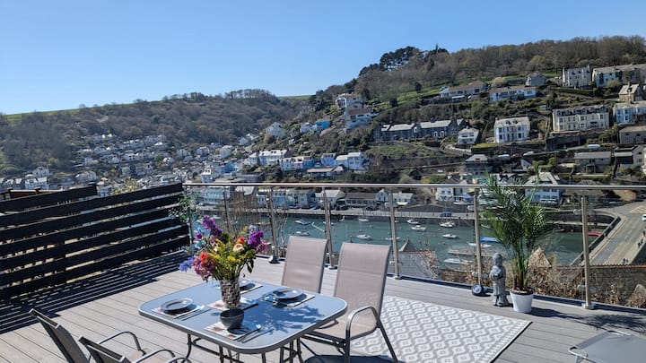 Stunning Views Of Looe Harbour, Terrace, Walkable - Looe
