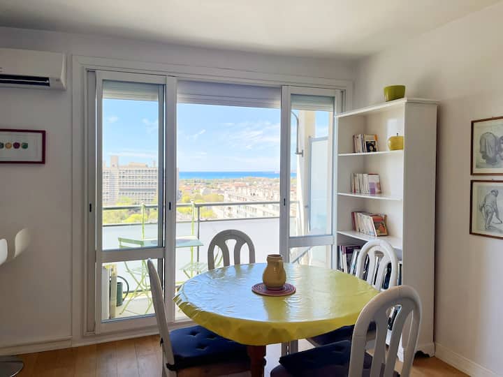 Bel Appartement Climatisé - Balcon - Proche Stade - Parc Borély - Marseille