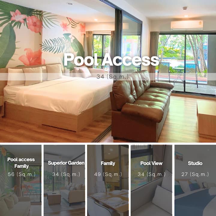 Pool Access 1bed1bath/ Pool&gym - Ha21 - Hua Hin