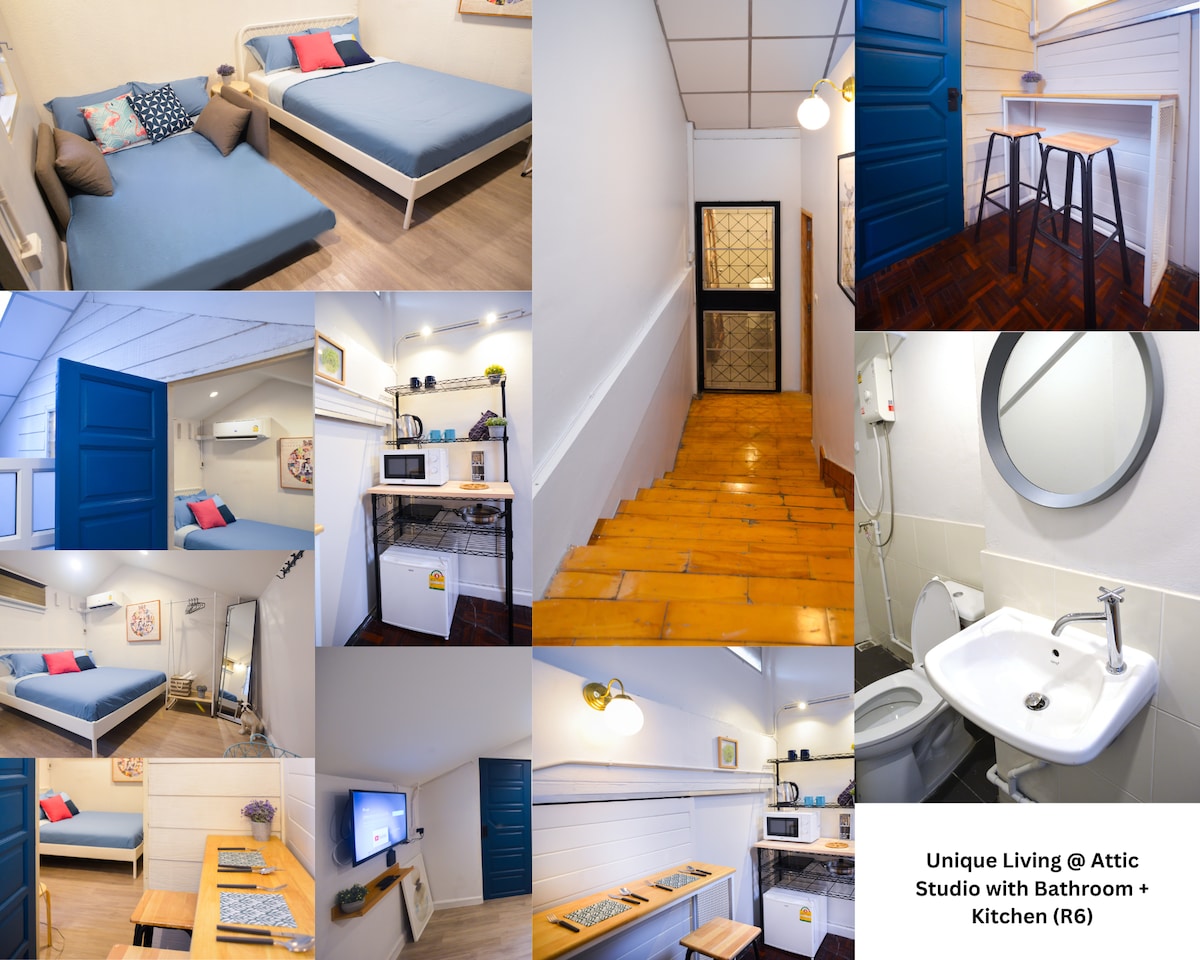 Unique Living @ Attic Studio w Bathrm+Kitchen (R6) - Houses for Rent in ...