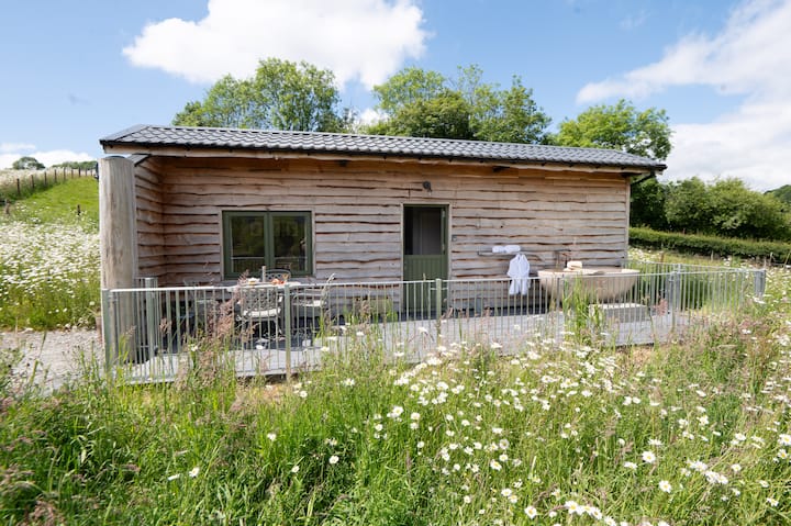 Birch Banc Retreats - Glyn-haul, New Enc Decking - Wales