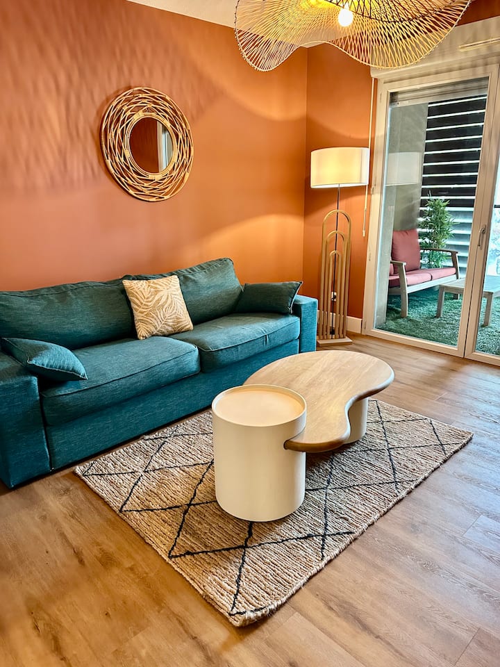 T2city"quai Secret"vue Canal+terrasse+parking+clim - Narbonne