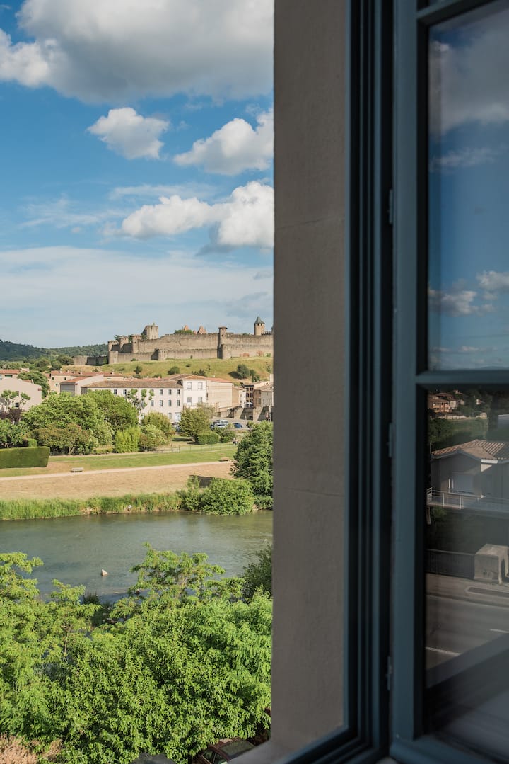 Le Clos Margaux - Vue Cité Médiévale - 3 Chambres - Carcassonne