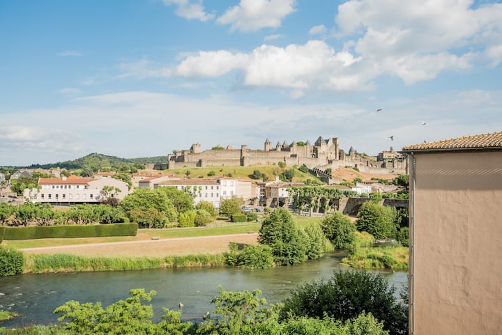 Le Clos Margaux - Vue Cité Médiévale - 3 Chambres - Carcassonne
