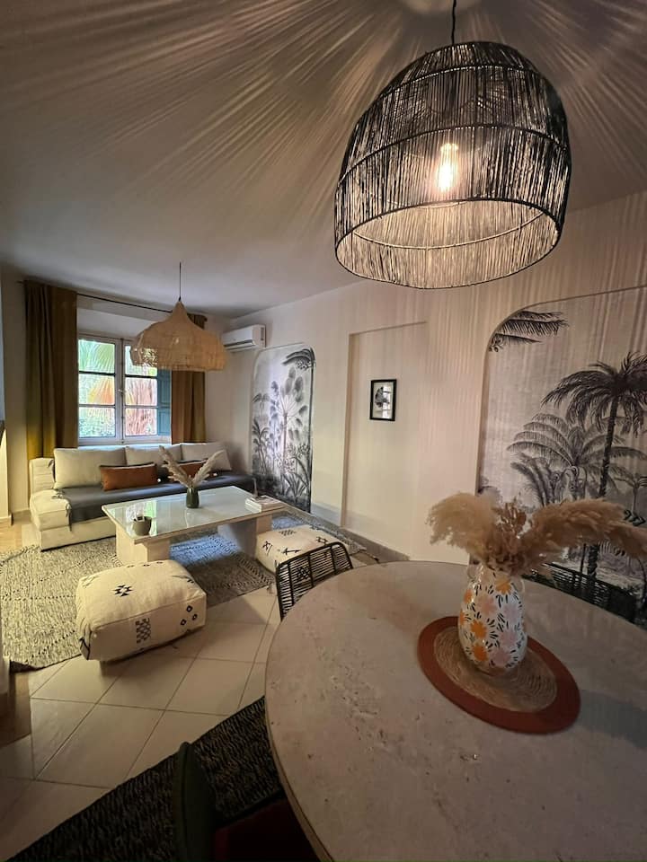Appartement Harmonieux F2 - Piscine - Hivernage - Marrakech