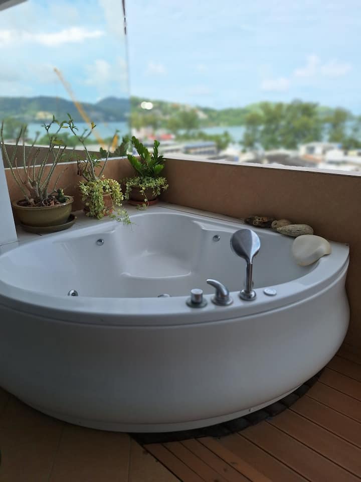 Superbe Vue Mer Patong Beach 2 Chambres Jacuzzi - Patong Beach