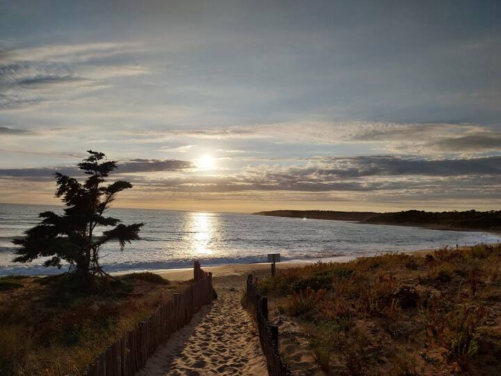Charmante Maison à Quelques Pas De L'océan - Plage de Saint-Vincent-sur-Jard