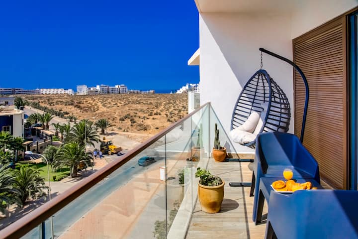Central_terrasse_piscine_wifi_netflix_parking - Agadir