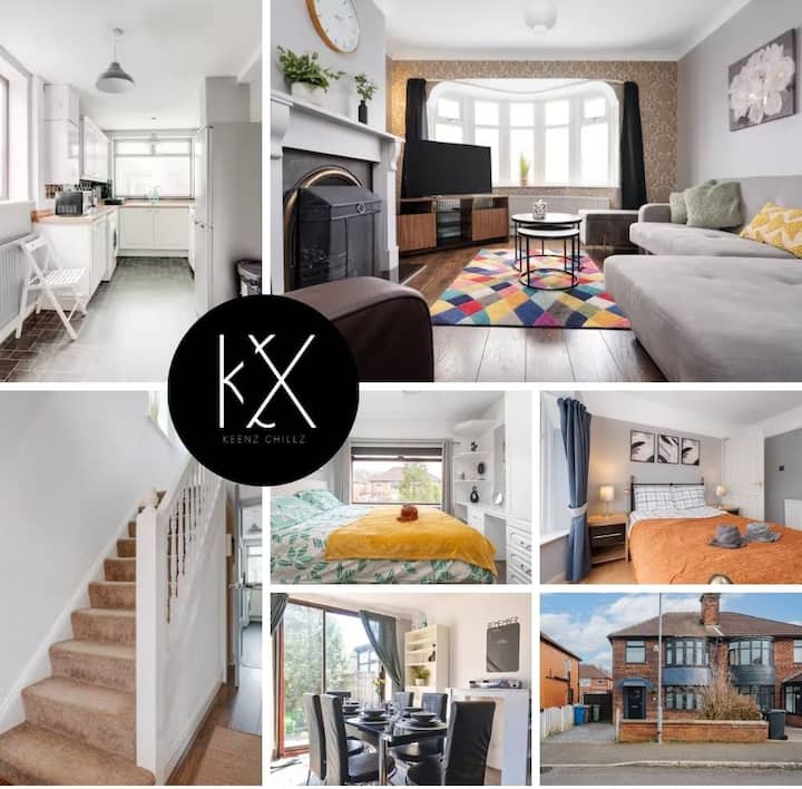 Modern 3br Home In Droylsden | Spacious & Cozy - Oldham