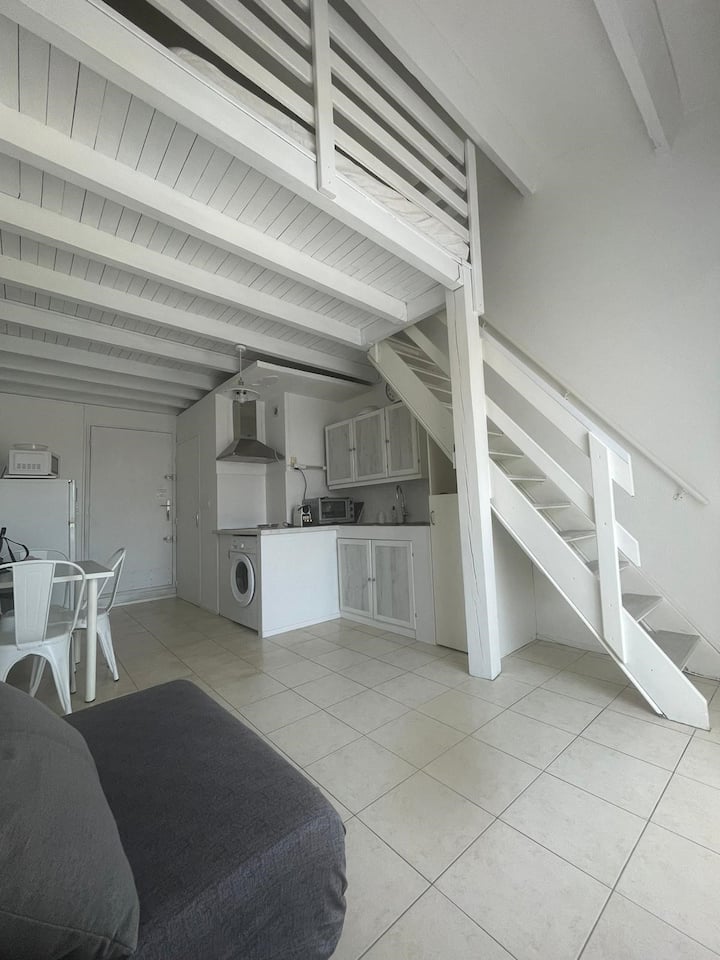 Studio Mezzanine Port La Nouvelle 400m Mer - Port-la-Nouvelle