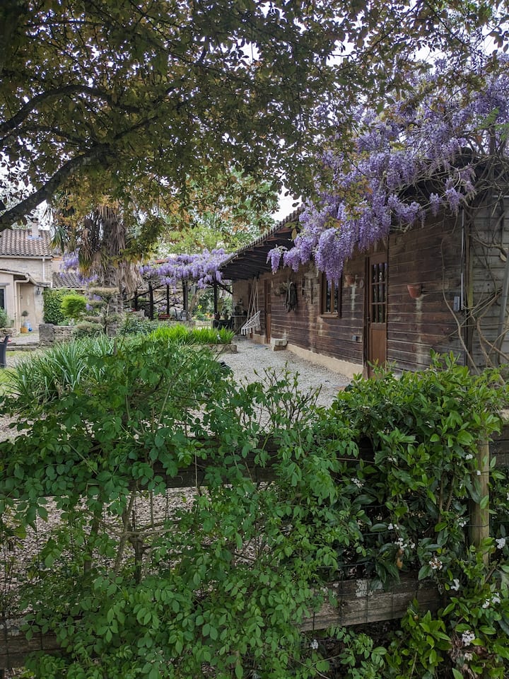 Chalet à La Campagne Cocooning Wifi Tv Nature - Saint-Antonin-Noble-Val