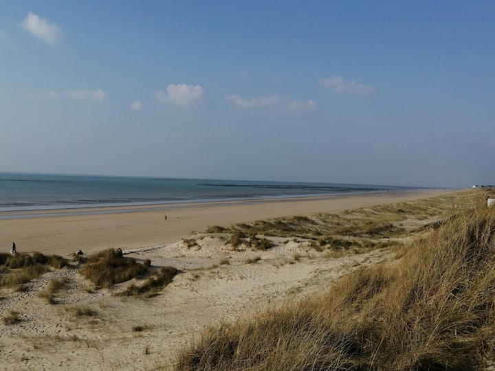 Maison Loft 2 Chambres Et Petit Jardin 800 M Plage - Plage de Donville-les-Bains