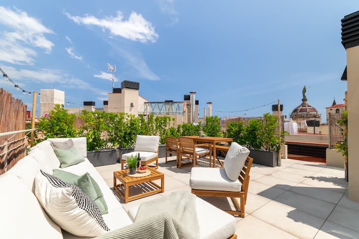Charming 2bd Apt W/ Ac/terrace In Gothic Area - Barcelona