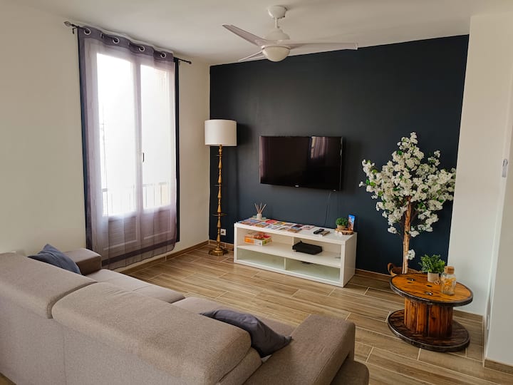 Appartement La Belle Aude Pour 2 Climatisé - 카르카손