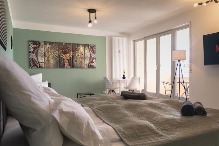 "Home Shanti"  Studio | Südvorstadt | Balkon | Tv - Leipzig