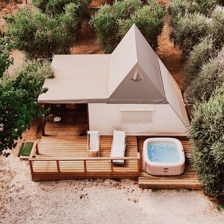 Luxury Glamping Suite & Hot Tub | Saturnia Springs - Tuscany