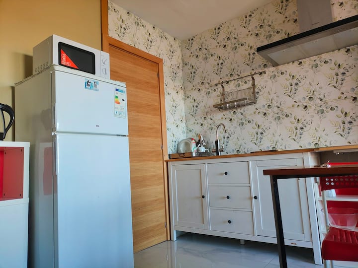 Monthly Rented Studio With Balcony/sea Viewing - Sant Adrià de Besòs