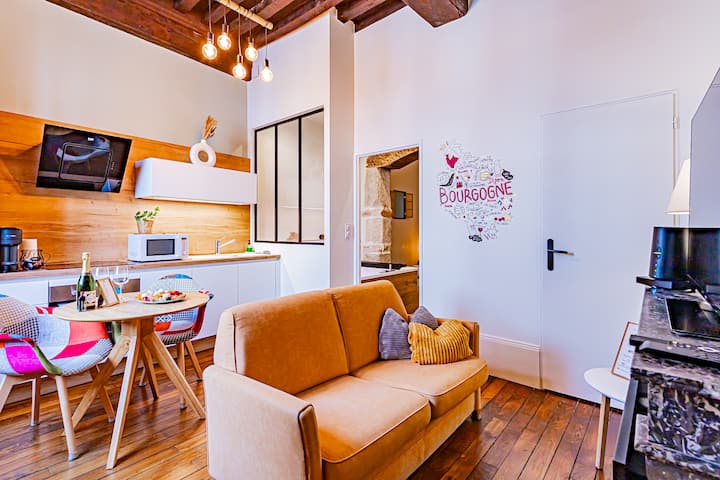 Le Duché Appartement Cosy 3 Pers - Dijon Centre - Dijon