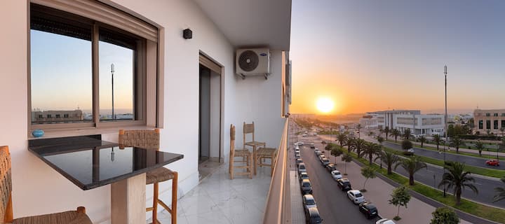 Panorama - City Center, Gym & Market Downstairs - Agadir