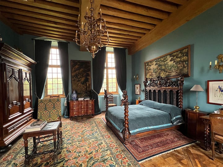 Chambre Du Chancelier Au Château De La Rivière - Eure-et-Loir