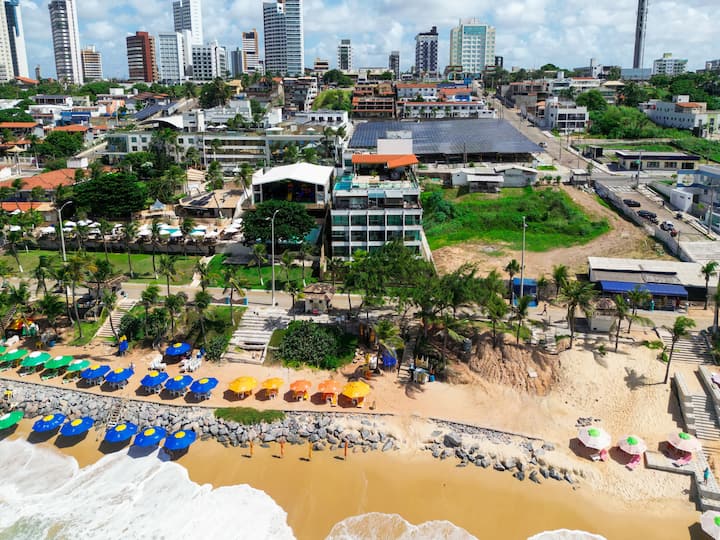 Flat Premium A Beira Mar Em Ponta Negra - 나타우