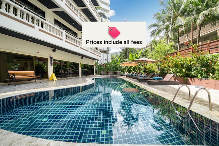 Phuket Patong 4-br-apt Kitchen Pool Gym 10 Adults - Patong Beach