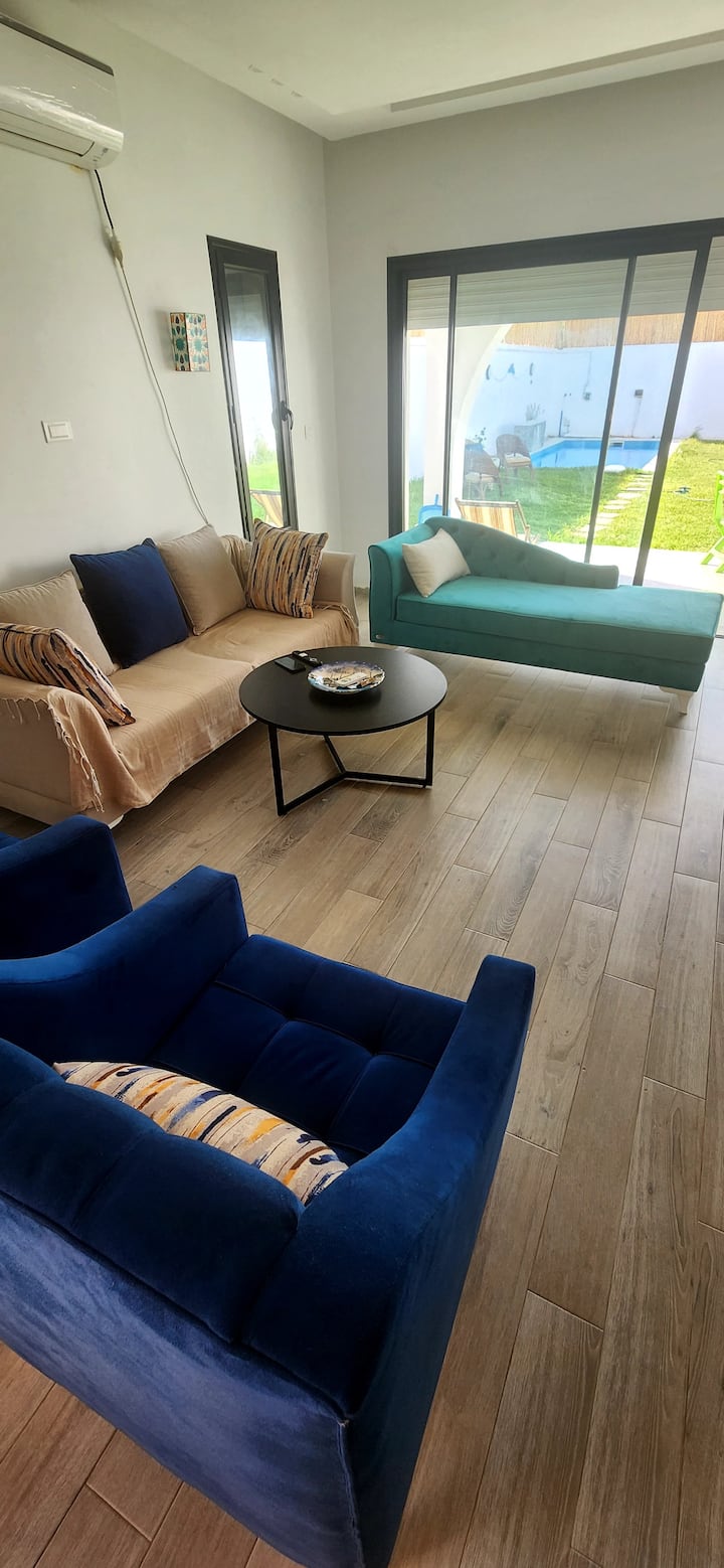 Charmante Villa S+3 Hammamet Nord. Piscine Jardin - Hammamet