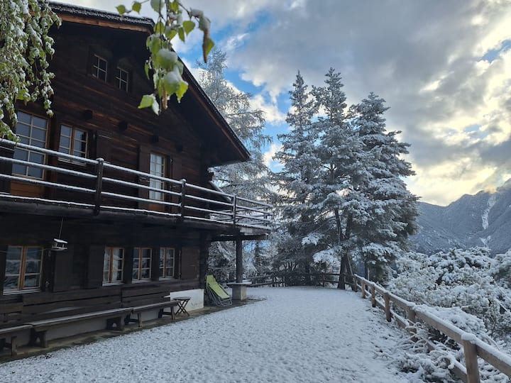 Chalet Familial Et Cosy, Panorama Exceptionnel - Crans-Montana