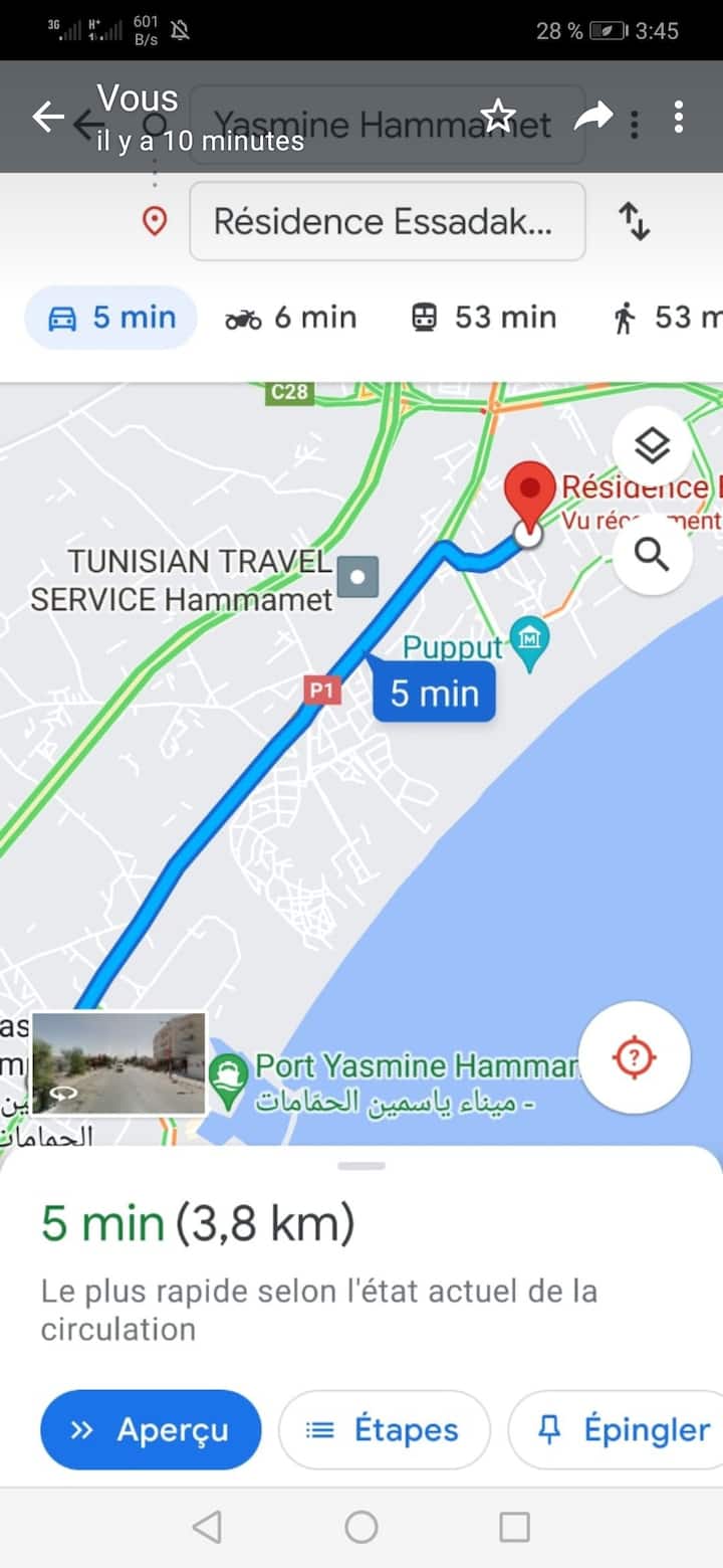 Appart S+1 Près Calypso Club, Plage Samira Club . - Hammamet