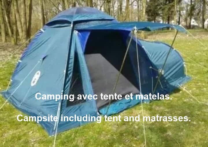Camping Terre Rouge -Including Tent +  Mattress - Montgenèvre