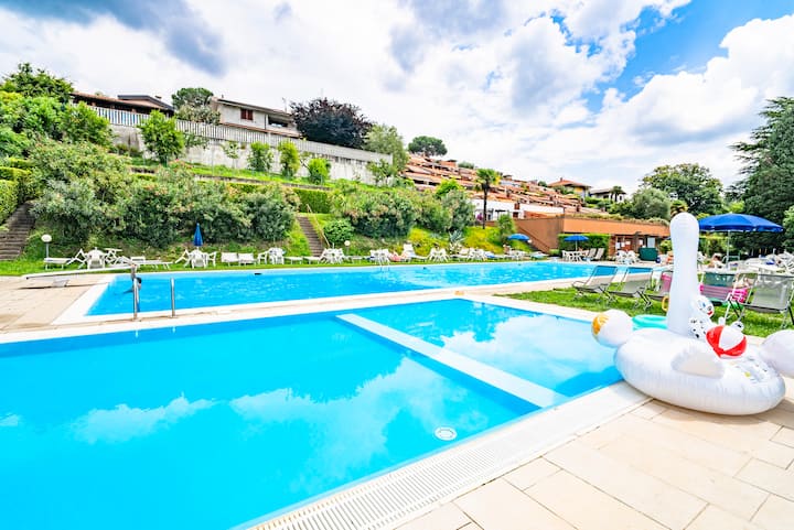 Lake Maggiore Unique View With Pool - Verbania