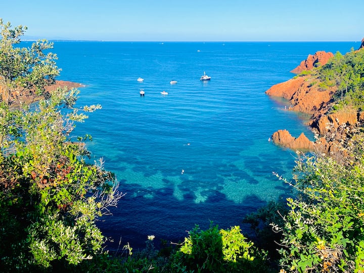 Petite Maison Pour 6 - Clim Jardin Piscine Parking - Théoule-sur-Mer